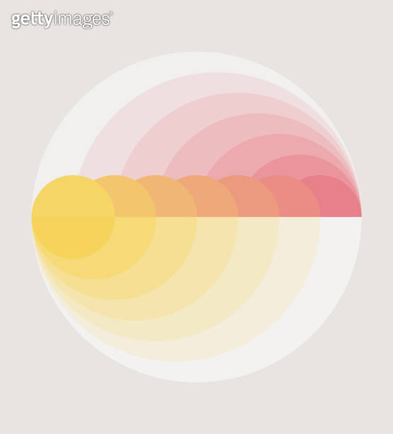 abstract colors circle blend gradient pattern sign 이미지 (1828362436 ...