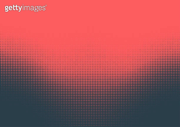 abstract red blue vector pop art dots halftone pattern background 이미지 ...