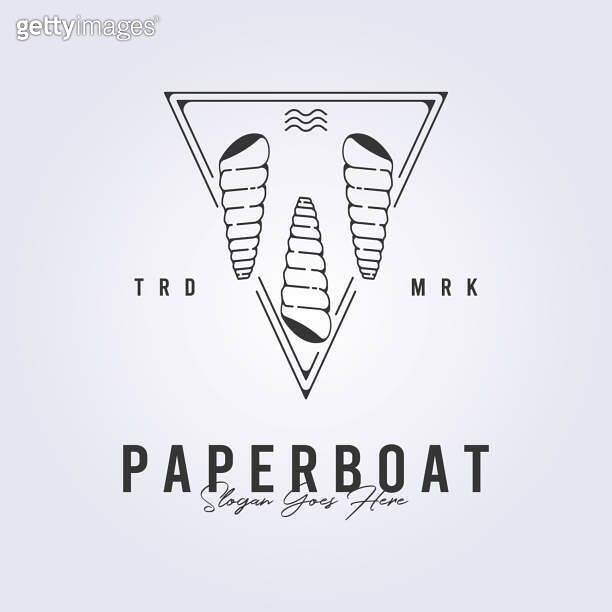 auger shells line art logo vector illustration design 이미지 (1694512807 ...