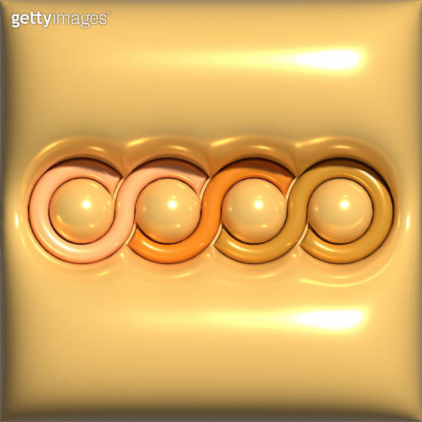 abstract cute inflate effect circle pattern 3D background 이미지 ...