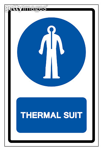 Thermal Suit Symbol Sign, Vector Illustration, Isolate On White ...