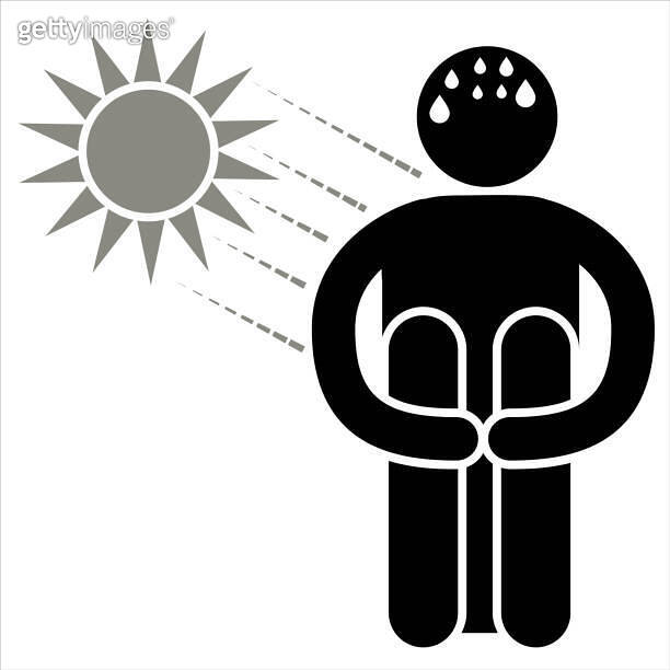 Heliophobia. Phobia fear of the sun also afraid of bright, indoor light ...