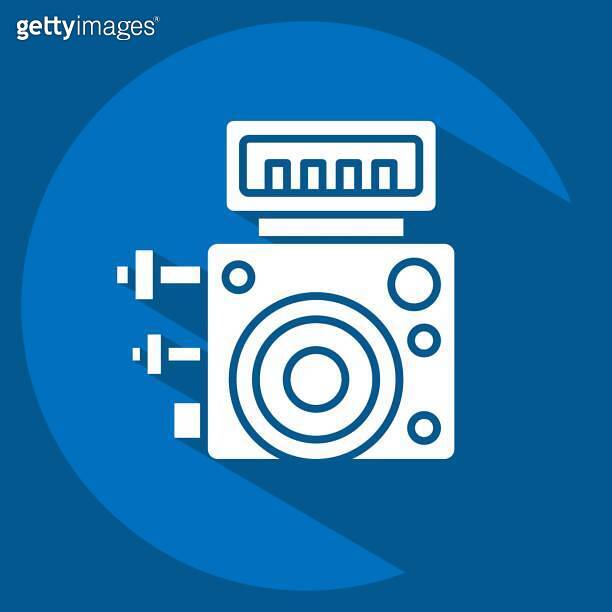Icon ABS Control Module. related to Car Maintenance symbol. long shadow ...