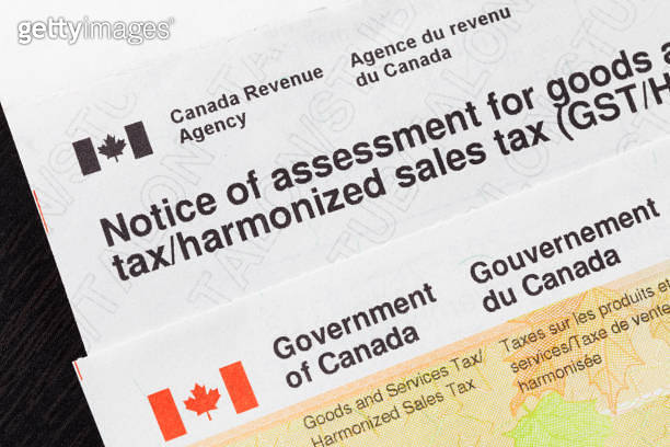 Government of Canada Tax Assessment Form and Refund Check (1486137788 ...