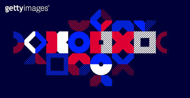 Geometric background composition over dark, vector geometrical abstract ...