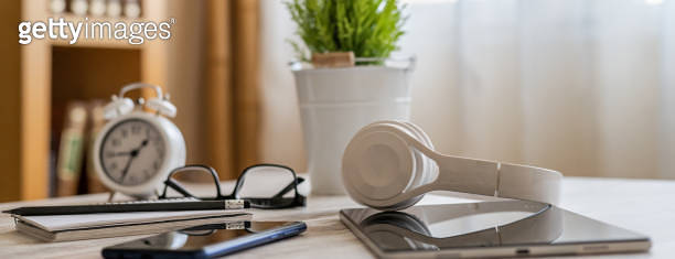 Electronic Devices, Technology On A Desk At Home. Workplace (1470783911 ...
