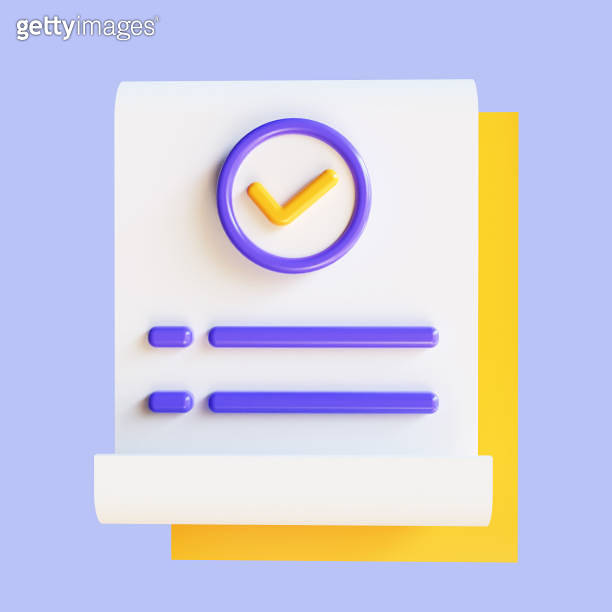 Successfully complete business assignments. Check icons. approve symbol ...