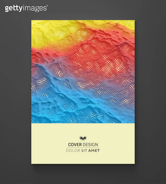 Abstact texture. Background with dynamic particles. Cover design ...