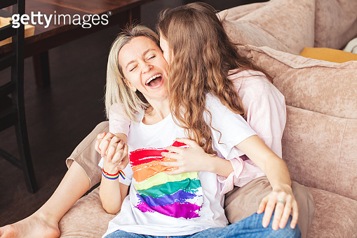 LGBT Lesbian couple love moments happiness concept 이미지 (1443256635 ...
