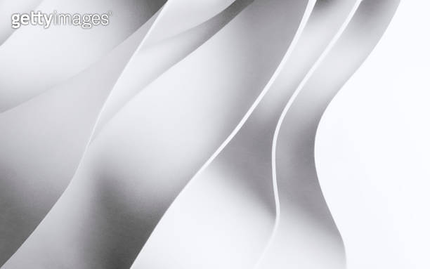 Fluid white shapes background, abstract 이미지 (1884695608) - 게티이미지뱅크