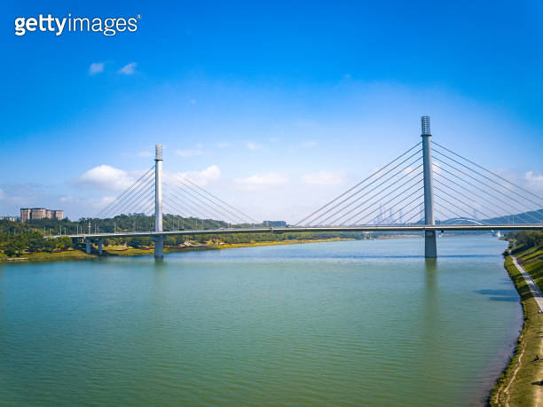 Cityscape of Wuxiang Bridge in Nanning, Guangxi, China 이미지 (1487427537 ...