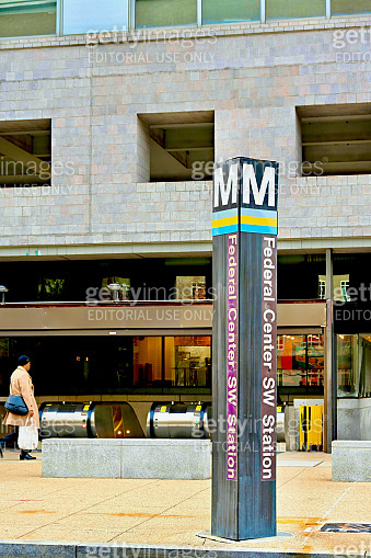 Metro's Federal Center SW Station, Washington, D.C. (USA) 이미지 ...