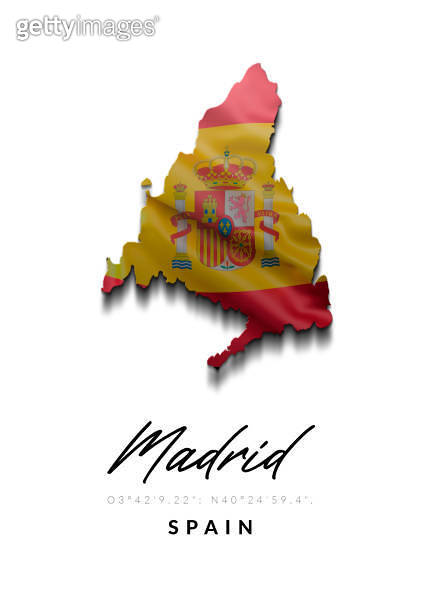 Relief map of the community of Madrid (1494509404) 일러스트, 무료 일러스트 - 게티이미지뱅크