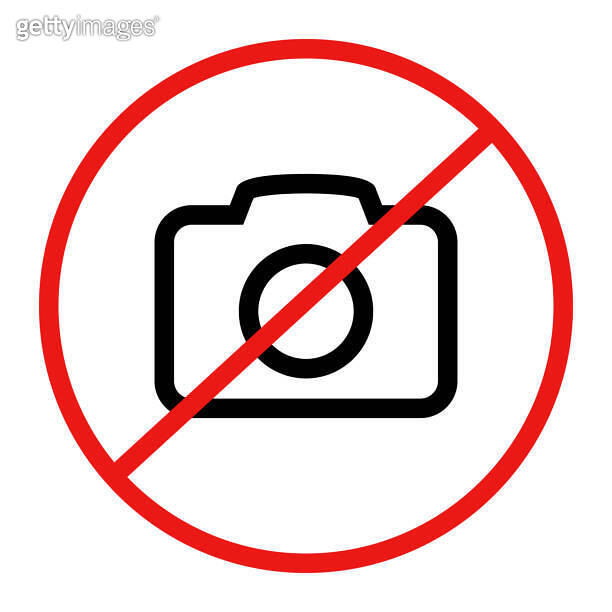 No camera photography allowed. Camera photography strictly prohibited ...