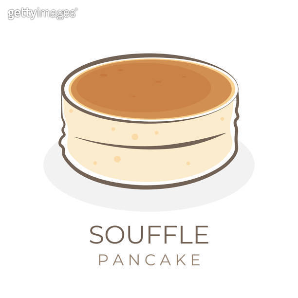 Japanese Fluffy Souffle Pancake Cartoon 이미지 (1487180690) - 게티이미지뱅크
