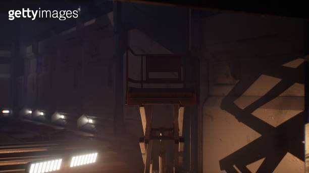 Elevator mechanism in an old bunker. (1777555531) - 게티이미지뱅크