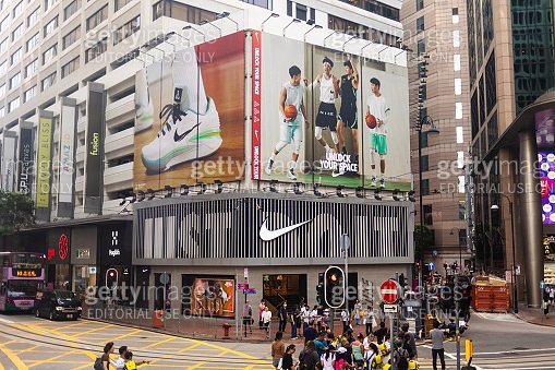 Nike Running Store at Causeway Bay, Hong Kong 이미지 (1539160574) - 게티이미지뱅크