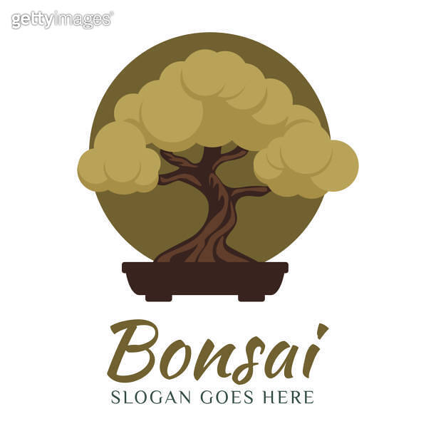 Bonsai symbol Design. Illustration of Bonsai symbol Design Template ...