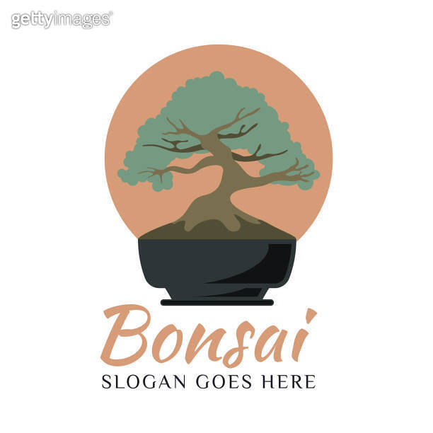 Bonsai symbol. Bonsai Vector symbol Design Tree Vector In Flat Design ...