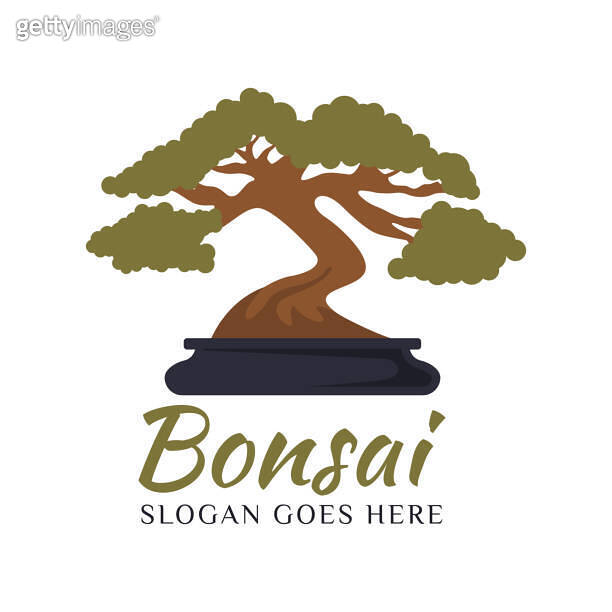 Bonsai symbol. Illustration of Bonsai symbol Tree Vector In Flat Design ...