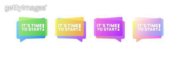 It's time to start bubbles. Flat, color, message bubbles, it's time to ...