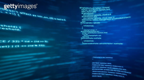 Software Development Writing Programming Code Monitor Cyber Security Network Script Attack 6023