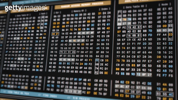 Computer memory code encryption technology for high security. Big Data ...