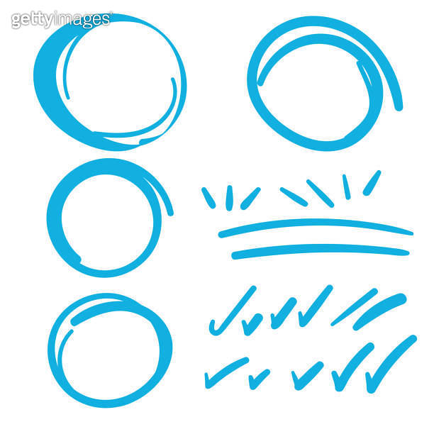Blue Swirls and Swooshes Vector Accent Line Work (1472305363) 일러스트, 무료 ...