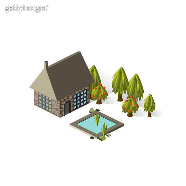 Isometric European House - Destination Europe - Travel Spot - Locations ...