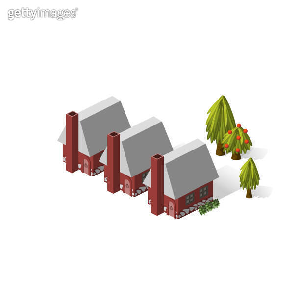 Isometric European House - Destination Europe - Travel Spot - Locations ...
