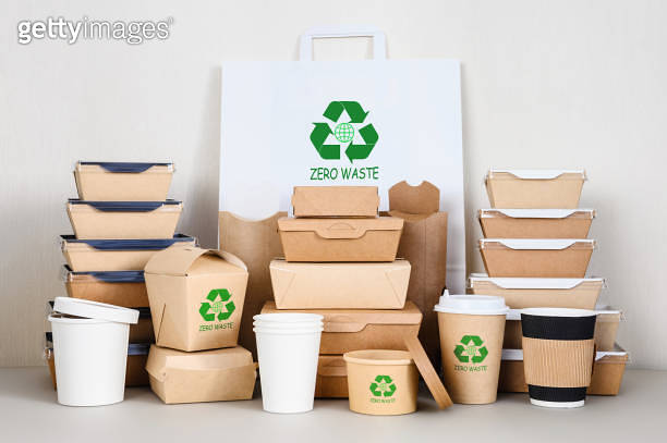 Waste reduction. The concept of life with zero waste. Eco-friendly ...