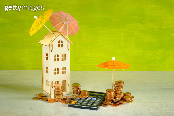 Wealth management, assest mangement concept with pocket calculator ...