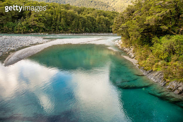Pools of deep, clear water flowing into the river on one of our best ...