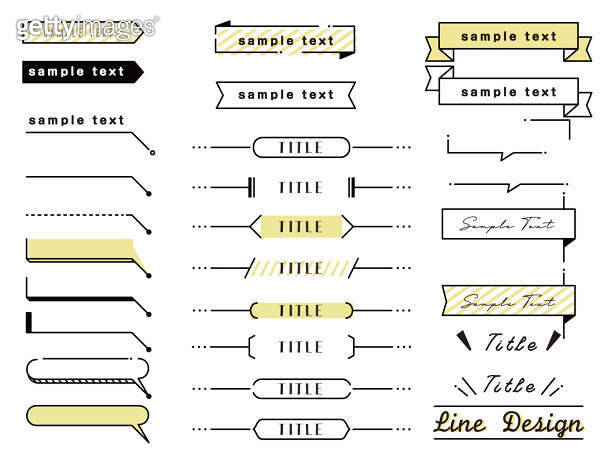 A stylish frame design that makes text stand out.Ribbon, balloon, one ...