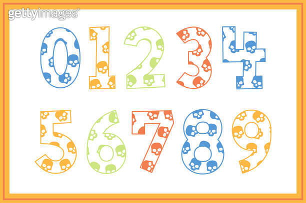 Versatile Collection of Skull Numbers for Various Uses 이미지 (1718551707 ...