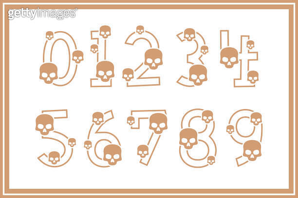 Versatile Collection of Skull Numbers for Various Uses 이미지 (1718552814 ...