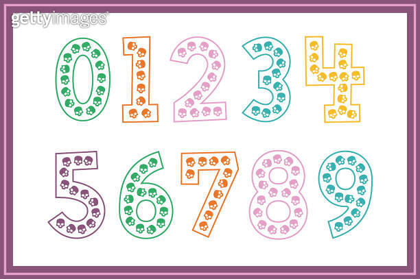 Versatile Collection of Skull Numbers for Various Uses 이미지 (1718556377 ...