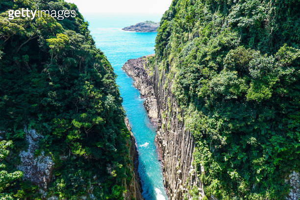 the "Umagase Observatory" where a 70m cliff rises 이미지 (1471836617) - 게티 ...