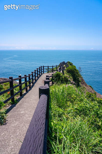 the "Umagase Observatory" where a 70m cliff rises 이미지 (1471836628) - 게티 ...