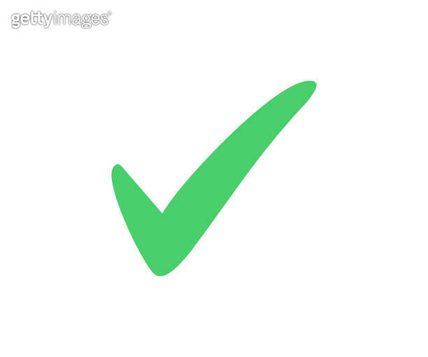 Green check mark icon. Check marks symbol, simple check mark. Quality ...