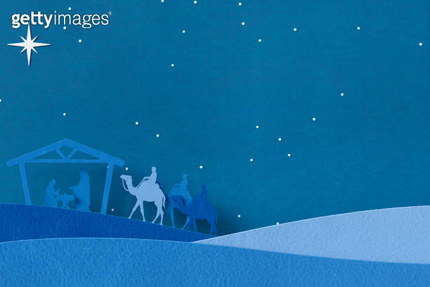 Christmas Christian Nativity Night Scene North Star 이미지 (1780453169 ...