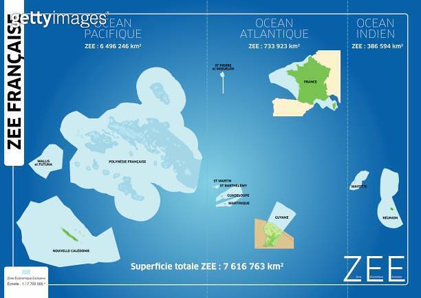 Exclusive Economic Zone of French overseas territories 이미지 (1498232521 ...