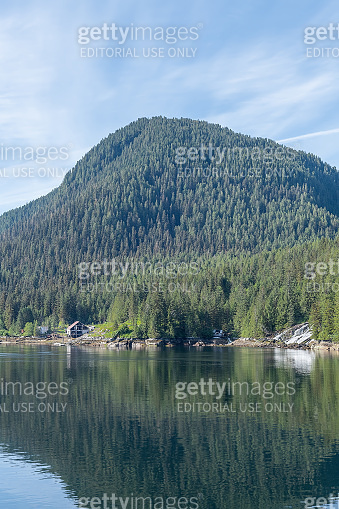 Butedale ghost town on Princess Royal Island, British Columbia, Canada ...