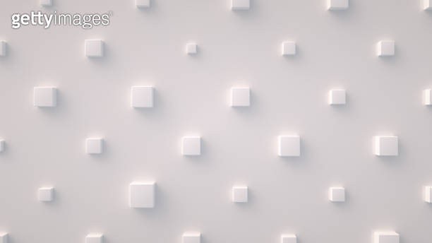 Abstract background with cubes on light ivory, porcelain surface. 이미지 ...
