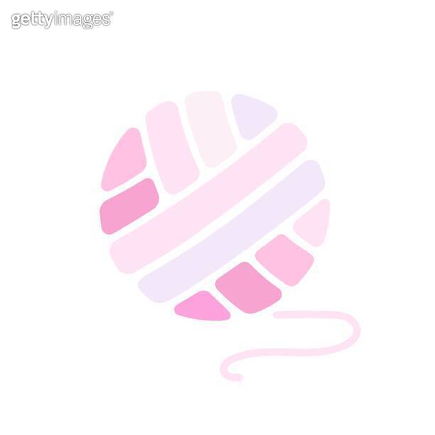 Pink Ball of Thread. Cute Ball of Wool. Concept of Home Hobby ...