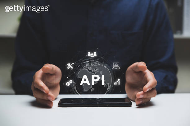 Hands Of Programmer And Smartphone With Api Or Application Program Interface 이미지 1589366439 