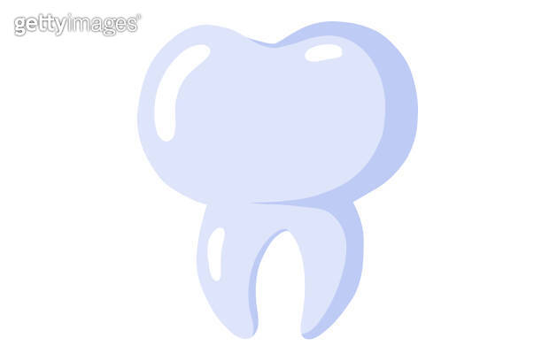 Tooth. Cute doodle tooth cartoon. Healthy tooth. Stock vector ...