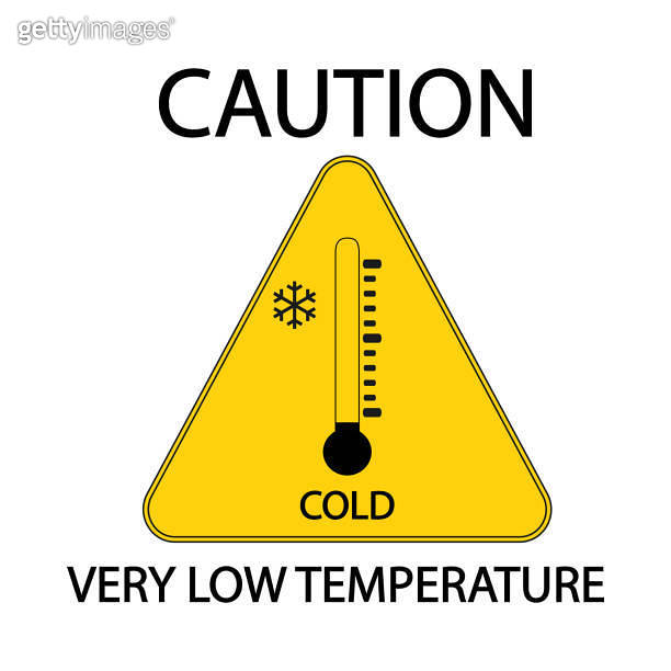 Caution very low temperature. 이미지 (1547751584) - 게티이미지뱅크