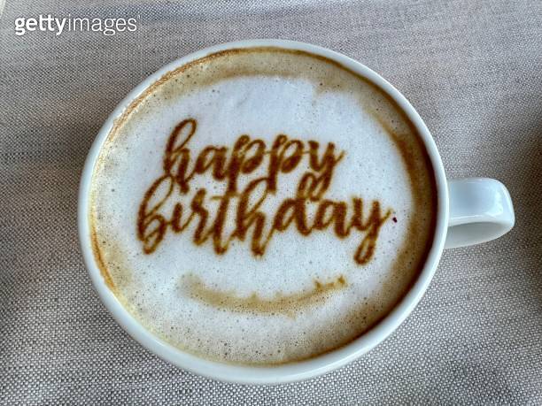 Happy birthday coffee 이미지 (1720766098) - 게티이미지뱅크