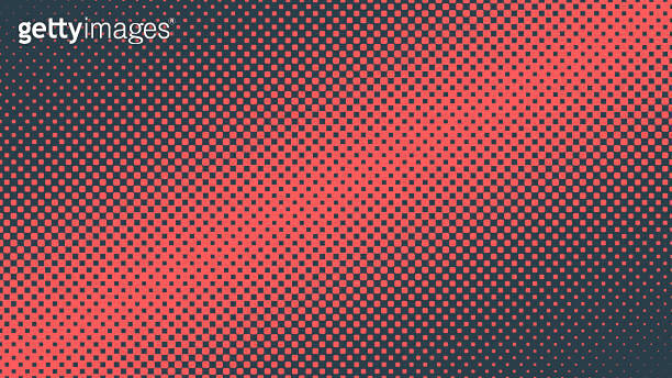Checkers Halftone Pattern Vector Tilted Border Red Blue Abstract ...